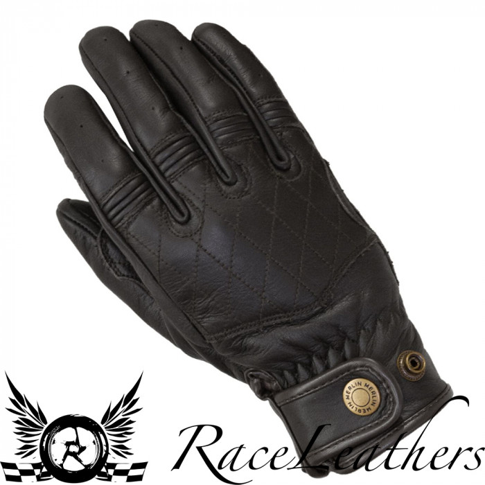 Merlin Skye Ladies Leather Black Glove Ladies Motorcycle ...