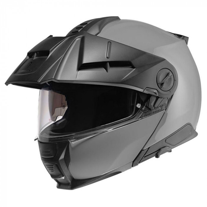 Schuberth Helmets E2 Concrete Grey Flip Front Helmets - With ...