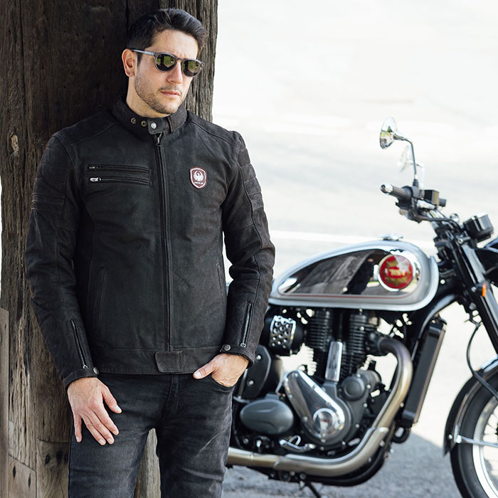 Merlin Alton II D3O Brown Leather Jacket Mens Motorcycle ...