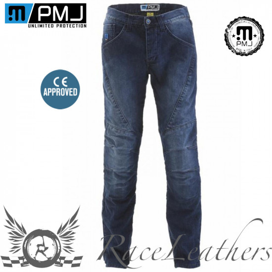 PMJ Titanium Jeans Mid Motorcycle Jeans - With RaceLeathers ...