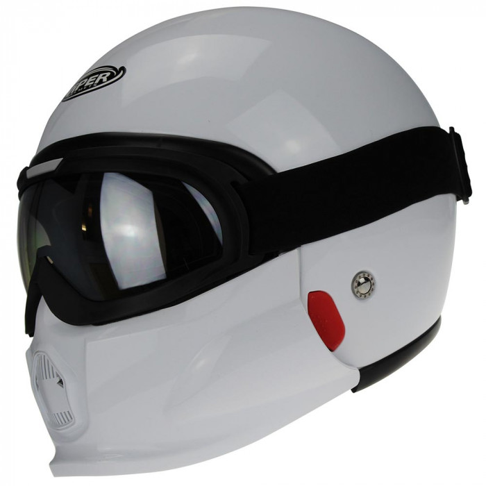 VPR.303 RS07 F07 Trooper Open Face Helmet White Open Face ...