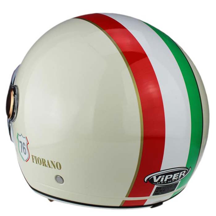 Viper RSV19 Jet Italy Flag Open Face Helmets £74.95 - With ...